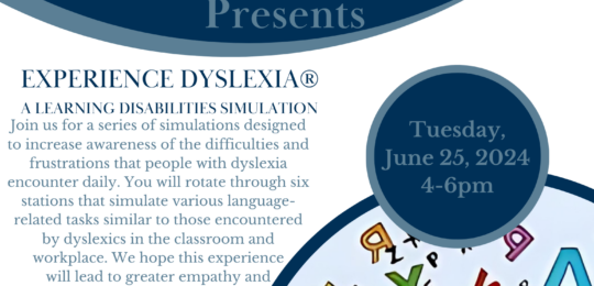 Experience Dyslexia®: A Learning Disabilities Simulation - Churchill ...